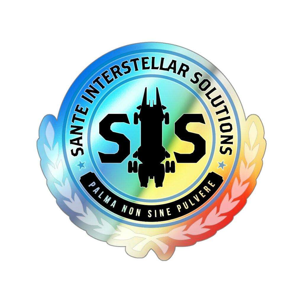 Holographic Die-cut Stickers - Sante Interstellar Solutions